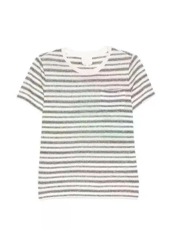 A.p.c. Zoe Horizontal Stripe T-shirt - White