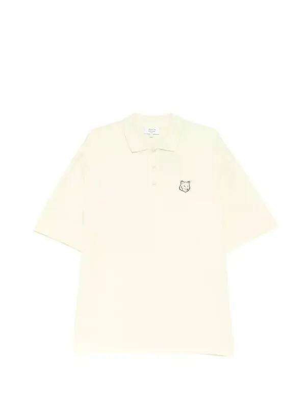 Maison Kitsuné Fox Head Polo Shirt - Yellow