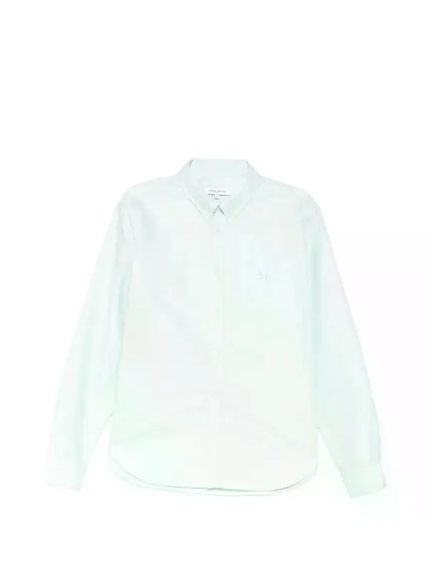 Maison Kitsuné Profile Fox Oxford Shirt - Green