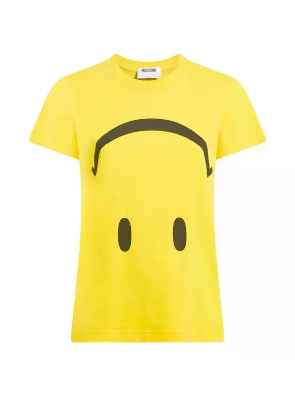Moschino Smiley Logo T-shirt - Yellow
