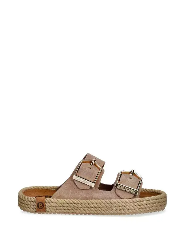 BOHONOMAD Espadrilles With Buckle Fastening And Rope Detail