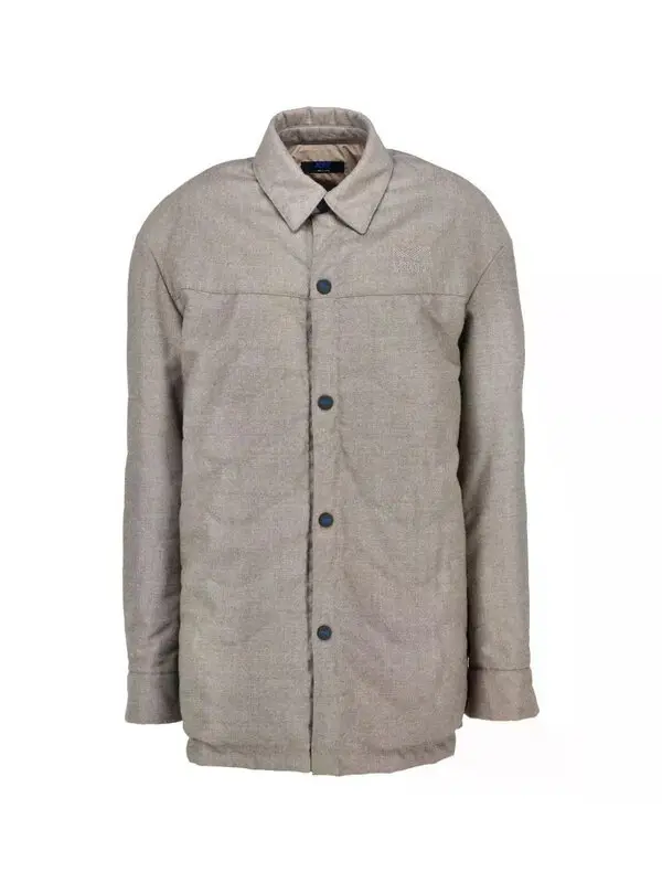 Kiton Logo Patch Coat
