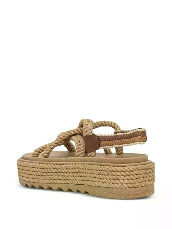 BOHONOMAD Rope-detailed Platform Espadrilles