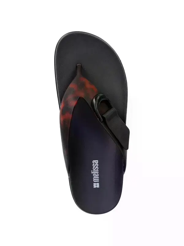 Melissa Tortoiseshell Effect Flip-flops