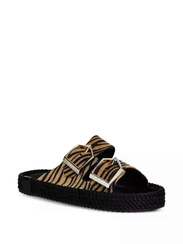 BOHONOMAD Sydney Zebra-print Espadrilles