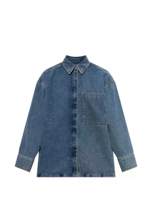 BY MALENE BIRGER Dea Chest-pocket Denim Shirt - Blue