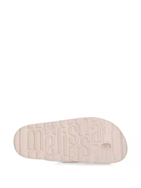 Melissa Crossover Slides With Embossed Logo