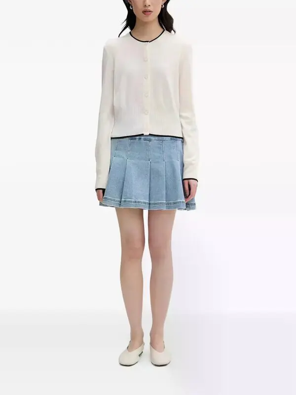 From Future Contrast Trim Cardigan