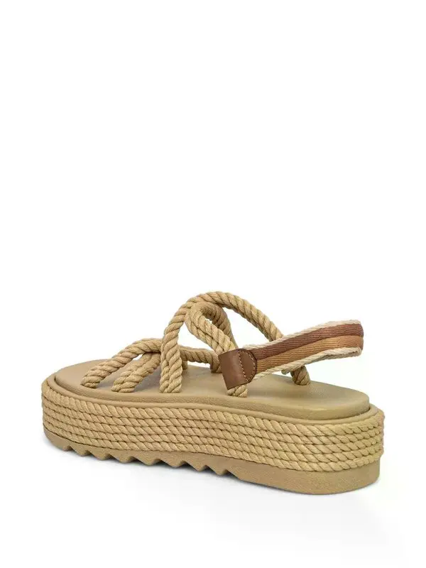 BOHONOMAD Tahiti Rope-detail Platform Espadrilles