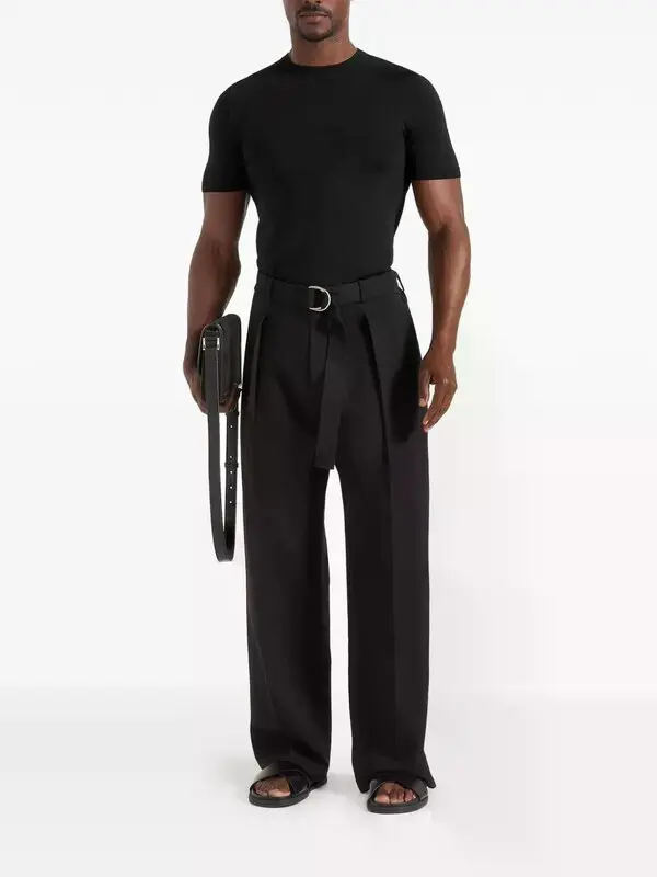 Manière De Voir Belted Wide-leg Trousers