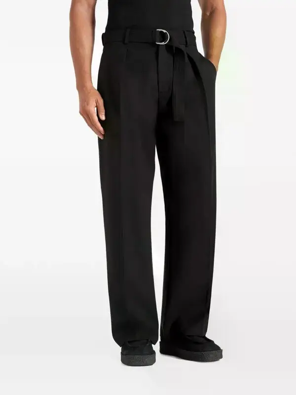 Manière De Voir Belted Wide-leg Trousers