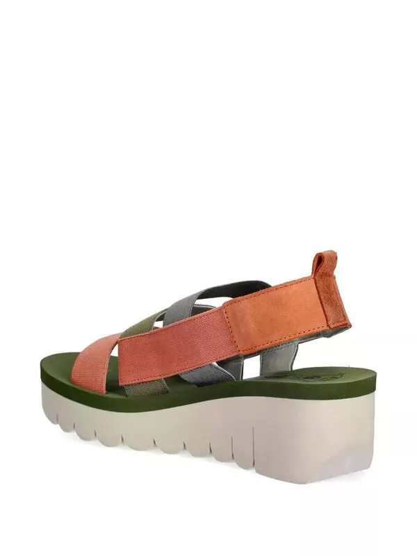 Fly London Multi-strap Wedge Sandals