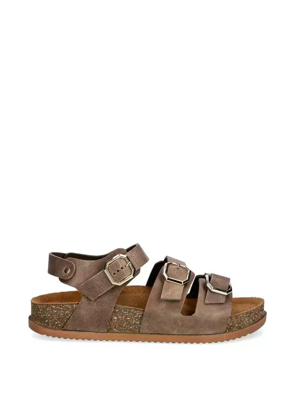 BOHONOMAD Granada Triple-strap Sandals - Brown