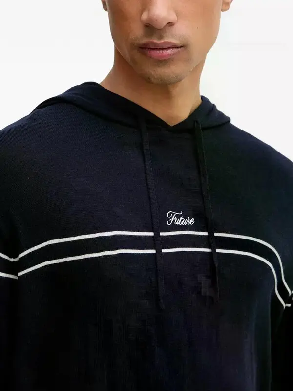 From Future Striped Hoodie