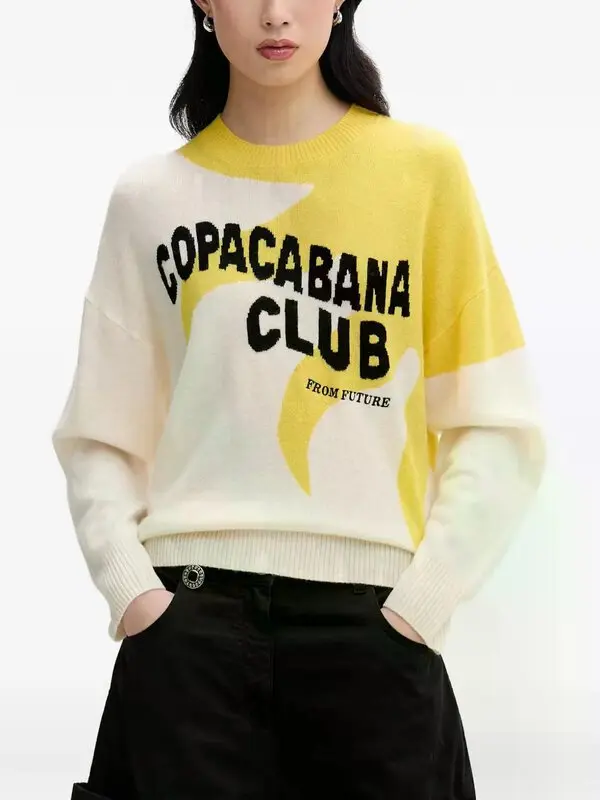 From Future Graphic Print Sweater