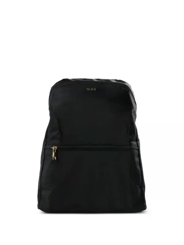 Tumi Logo Plaque Zip-fastening Backpack - Black
