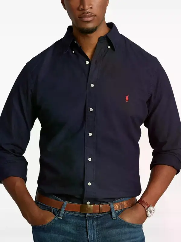 Polo Ralph Lauren Garment-dyed Oxford Shirt - Blue