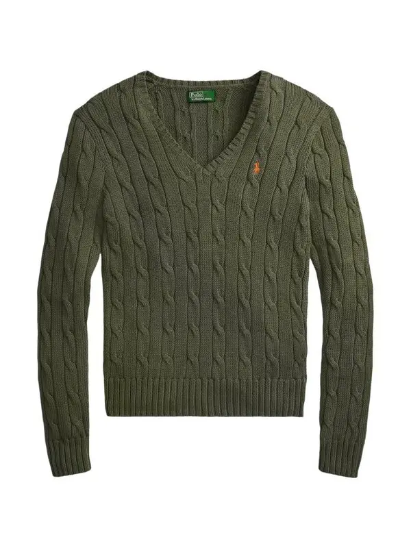 Polo Ralph Lauren Cable-knit V-neck Sweater
