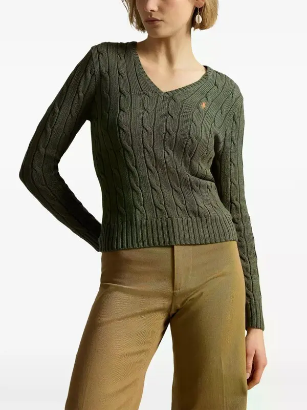 Polo Ralph Lauren Cable-knit V-neck Sweater