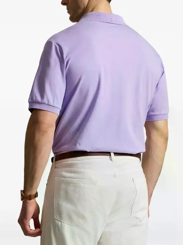 Polo Ralph Lauren Logo-embroidered Polo Shirt - Purple
