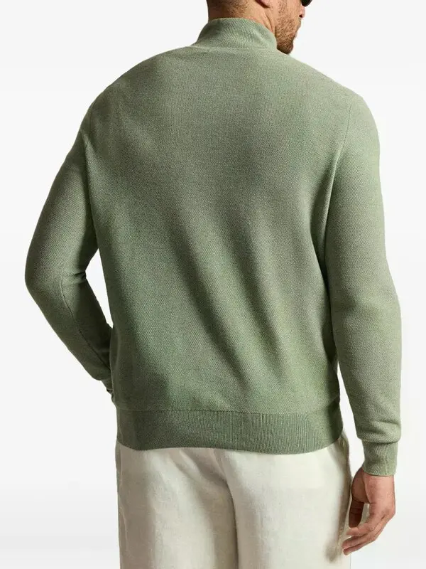 Polo Ralph Lauren Embroidered Half-zip Sweater