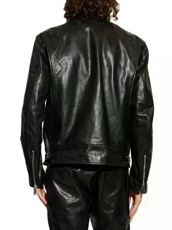 Dsquared2 Leather Zip-fastening Jacket