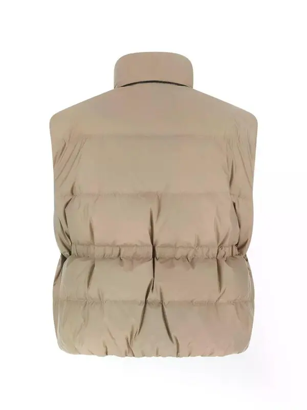 Brunello Cucinelli Quilted Zip-up Vest - Neutrals