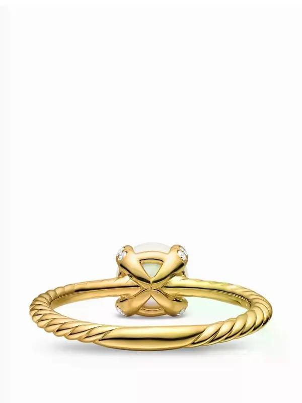 David Yurman Pearl And Diamond Ring