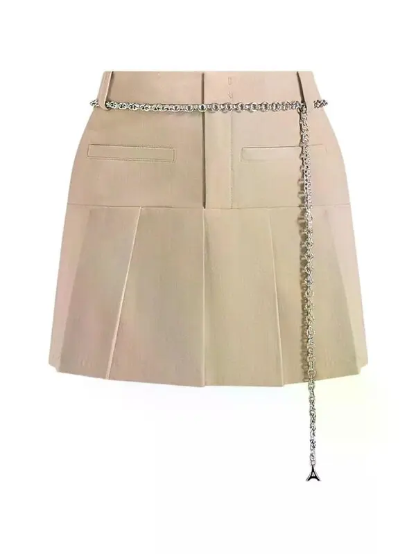 Manière De Voir Tailored Mini Skort - Neutrals