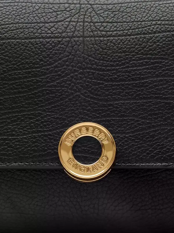 Burberry Leather Clutch With Chain Strap