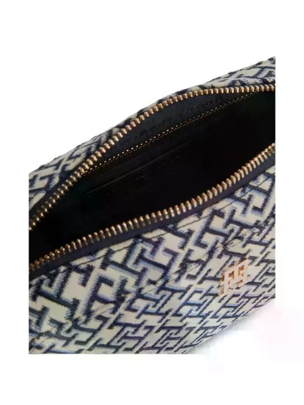 Tommy Hilfiger Monogram Logo Plaque Shoulder Bag