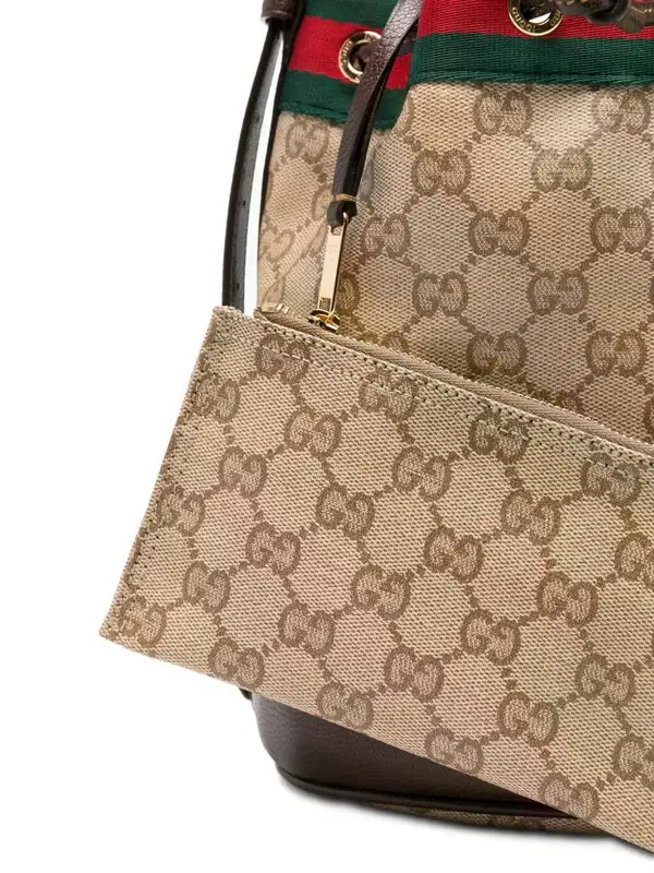 Gucci Gg Supreme Web Bucket Bag