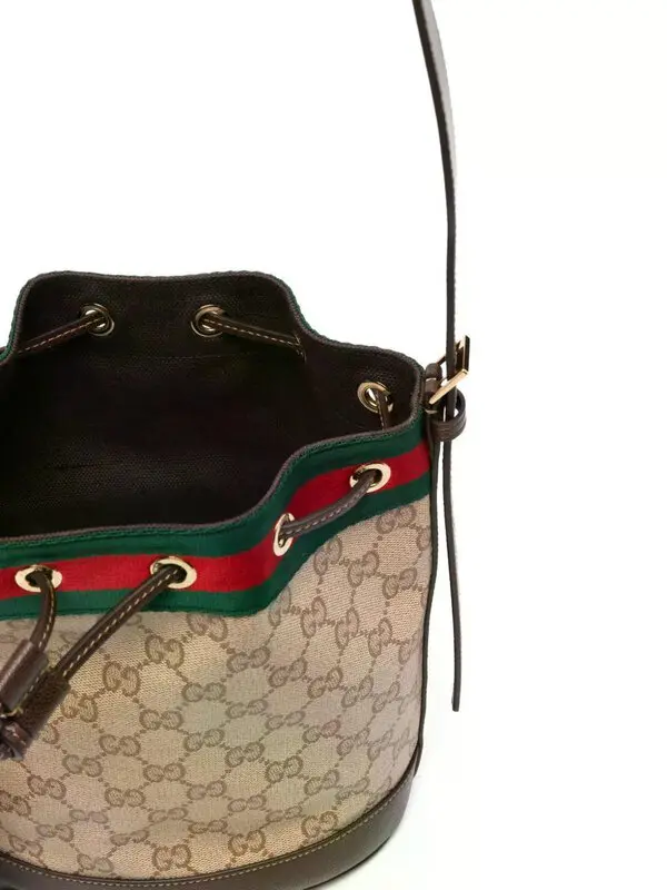 Gucci Gg Supreme Web Bucket Bag