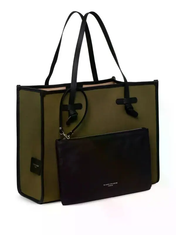 MARCELLA CLUB Leather-trimmed Tote Bag