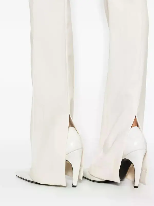 Patrizia Pepe Tailored Trousers With Split Cuffs