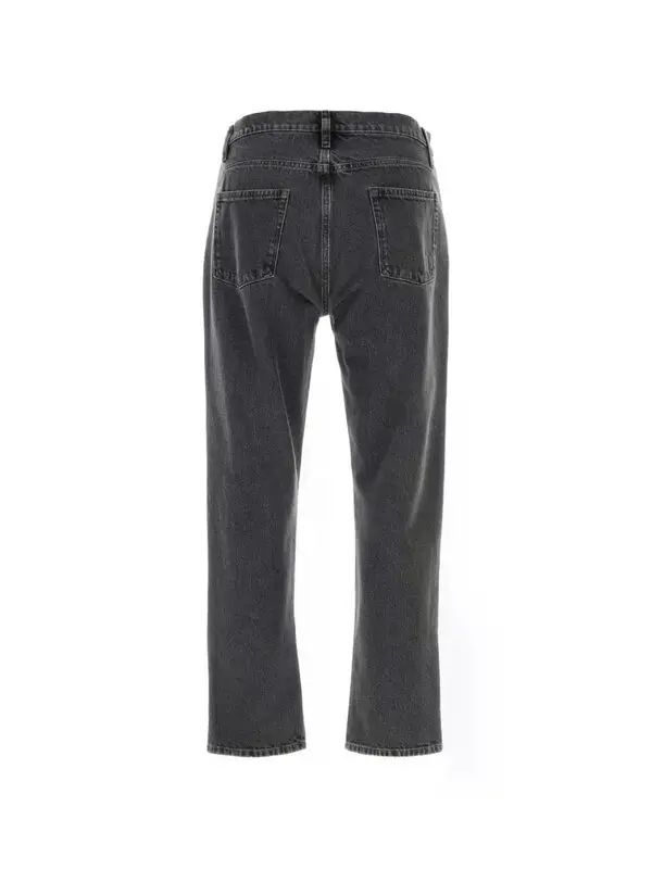 JIL SANDER Washed Straight-leg Jeans - Grey