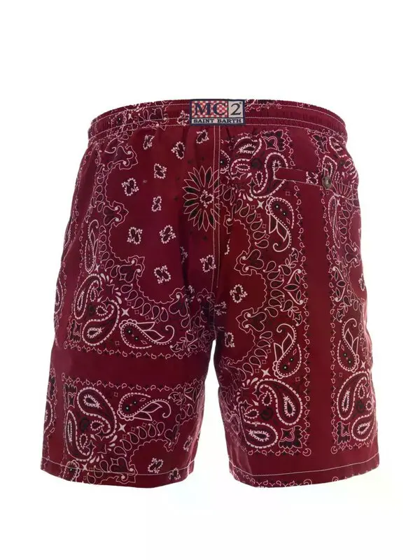 MC2 SAINT BARTH Paisley Print Swim Shorts