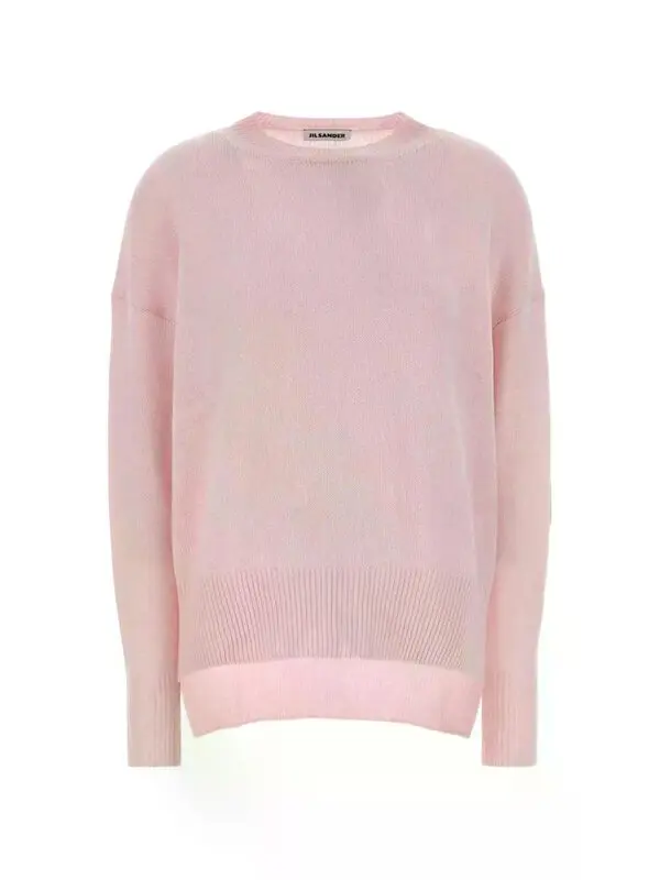 JIL SANDER Oversized Crew-neck Sweater - Pink