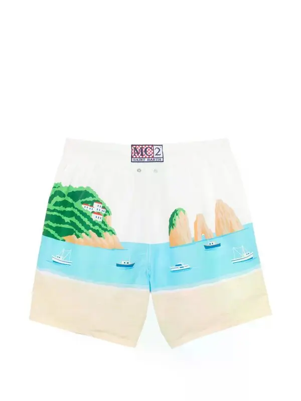 MC2 SAINT BARTH Printed Swim Shorts