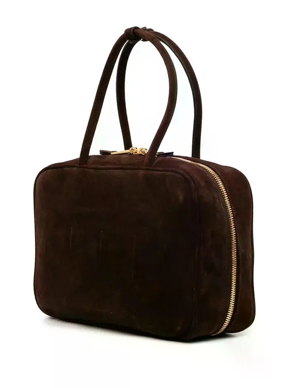 Miu Miu Large Suede Logo Beau Shoulder Bag
