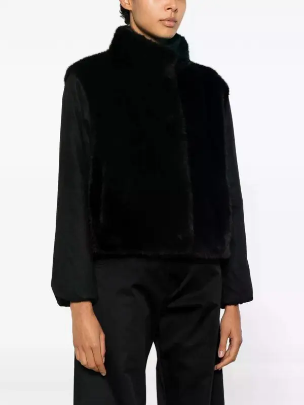 Herno Faux-fur Panelled Jacket