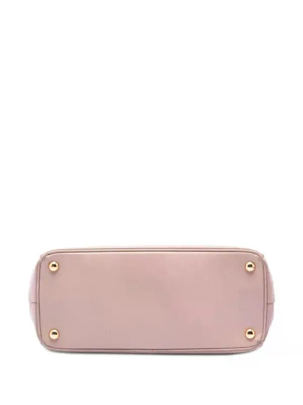 Prada Saffiano Leather Galleria Double Zip Satchel