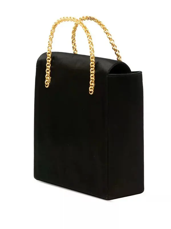 Celine 2001 Satin Starball Chain Top Handle Bag