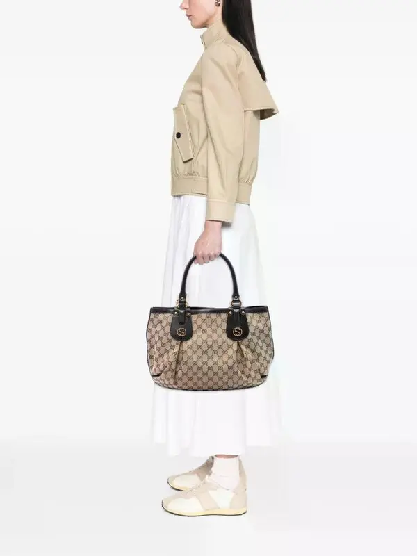 Gucci Gg Canvas Scarlett Tote Bag
