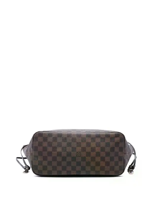 LOUIS VUITTON Damier Ebene Neverfull Mm Tote Bag