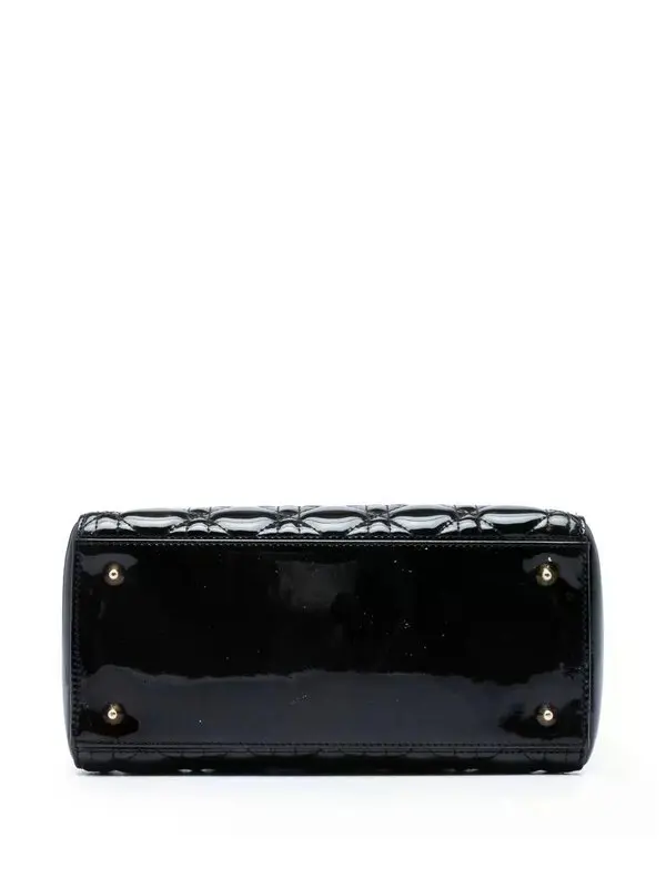 Dior Patent Cannage Lady Satchel
