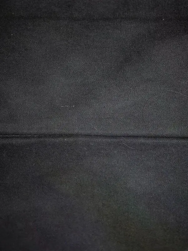 Burberry House Check Trimmed Leather Tote - Black