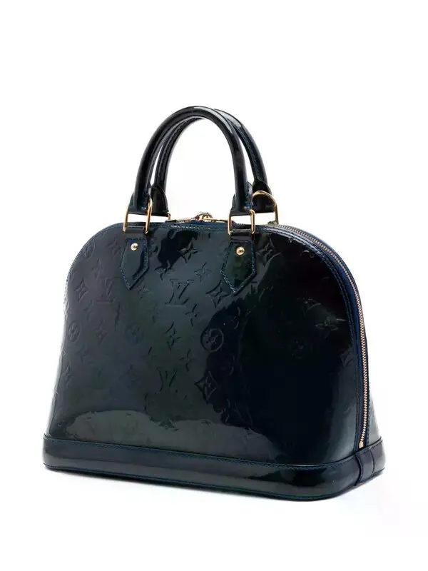 LOUIS VUITTON Monogram Vernis Alma Pm Handbag