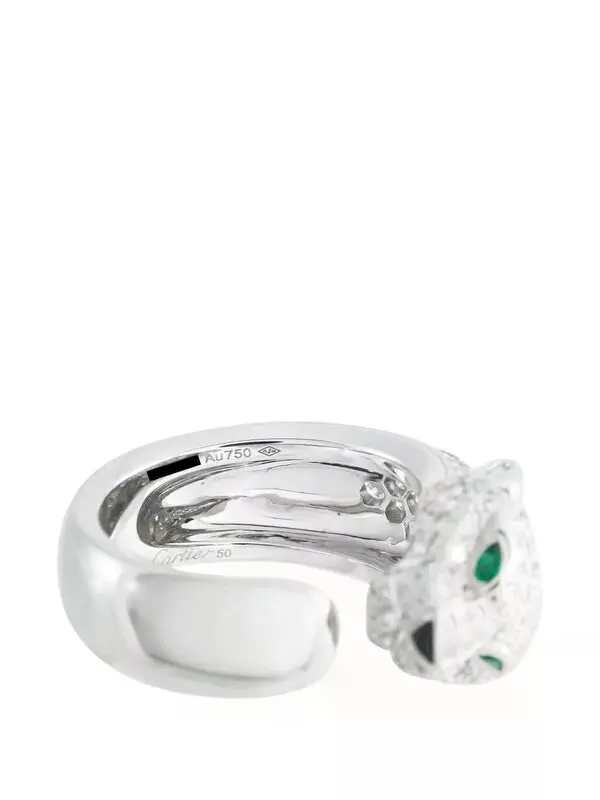 Cartier Panthère Diamond Ring In 18k White Gold