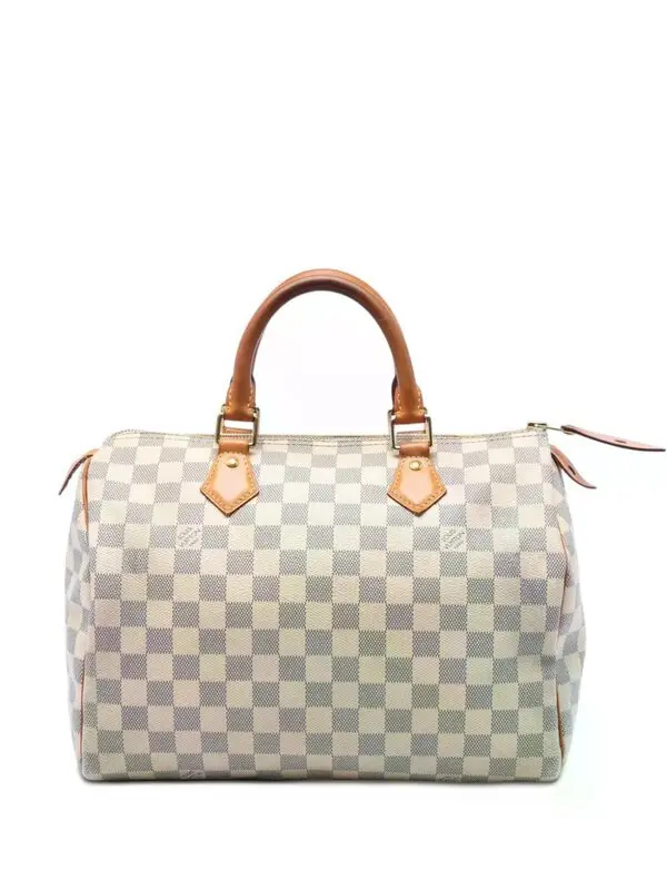 LOUIS VUITTON Damier Azur Speedy 30 Boston Bag